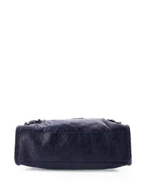Balenciaga City Classic Studs Leather Small Satchel - Blue