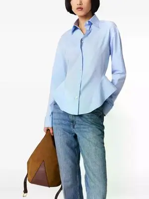 Stella McCartney Peplum Waist Shirt - Blue