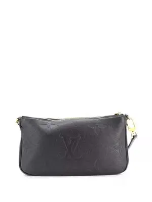 LOUIS VUITTON Multi Pochette Accessoires Monogram Empreinte Giant Crossbody Bag - Black