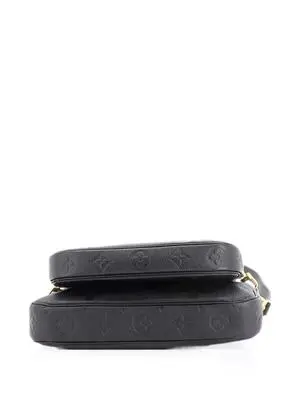 LOUIS VUITTON Multi Pochette Accessoires Monogram Empreinte Giant Crossbody Bag - Black