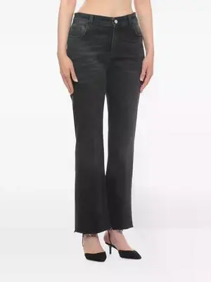 Marella Raw-cut Cropped Flared Jeans