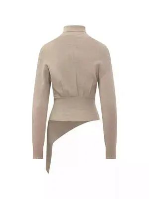 LANVIN Safety-pin Draped Sweater