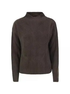 Herno Knit High-neck Sweater - Brown