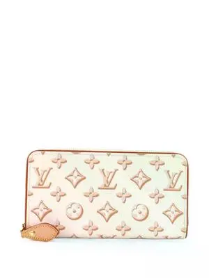 LOUIS VUITTON Zippy Wallet Fall For You Monogram Canvas Small Wallets