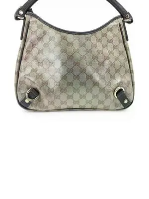 Gucci 2000s Abbey Gg Crystal Shoulder Bag