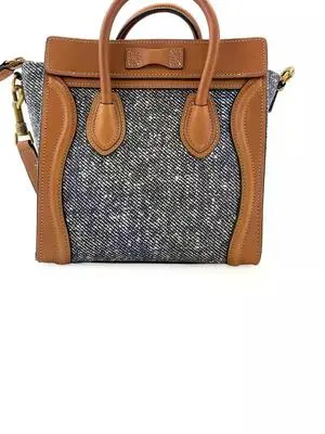 Celine Luggage Nano Shopper Tote Bag - Brown
