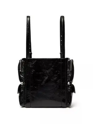 Stella McCartney Crinkled Finish Multi-pocket Tote Bag