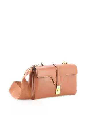 Celine Soft 16 Shoulder Bag In Smooth Calfskin - Brown