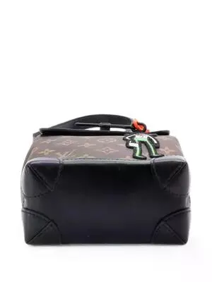 LOUIS VUITTON Steamer Bag Monogram Canvas Xs Crossbody Bag With Friends Patch - Black