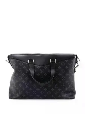 LOUIS VUITTON Explorer Briefcase Monogram Eclipse Canvas Business Bag - Black