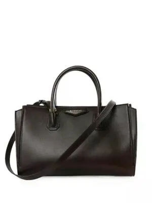 Givenchy Antigona Leather Tote Bag - Brown