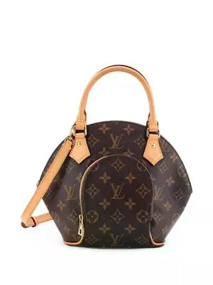 LOUIS VUITTON Monogram Canvas Ellipse Nm Pm Satchel