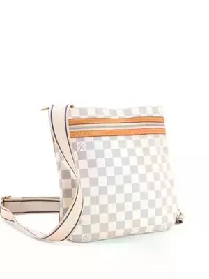 LOUIS VUITTON Bosphore Pochette Damier Crossbody Bag - White