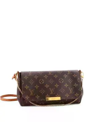LOUIS VUITTON Favorite Handbag Monogram Canvas Mm Crossbody Bag - Brown