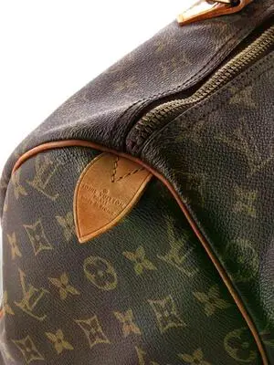 LOUIS VUITTON Speedy Handbag Monogram Canvas 40 Satchel - Brown