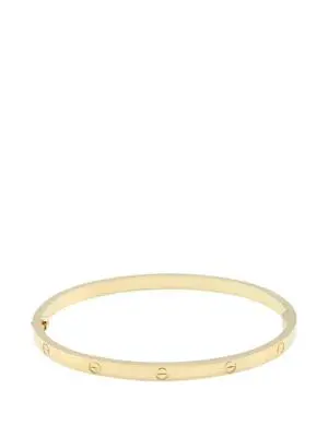 Cartier 18k Yellow Engraved Motif Love Bracelet