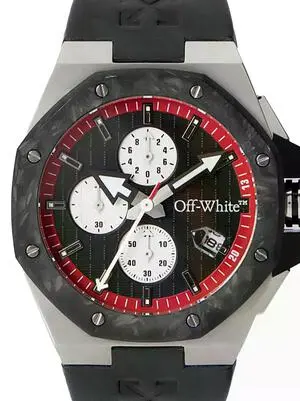 Off-White Frequency Chrono 42mm Watch - Black