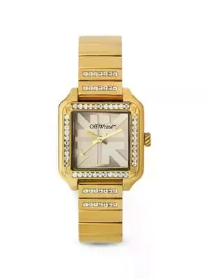 Off-White After Hours Pavé 31.5mm Watch - Neutrals