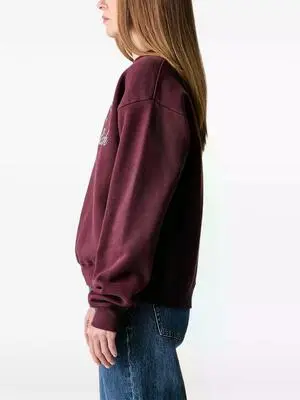 SPORTY & RICH Syracuse Embroidered Crewneck Sweatshirt