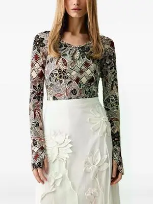 Farm Rio Keyhole Blouses