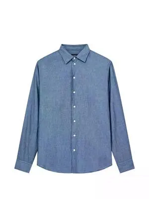 Emporio Armani Spread Collar Shirts For Men