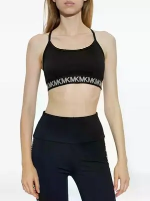 Michael Kors Logo Tape Crop Top