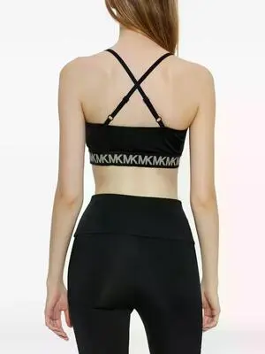 Michael Kors Logo Tape Crop Top