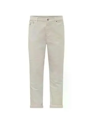 Brunello Cucinelli Logo-patch Trousers - Neutrals