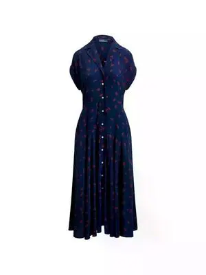 Polo Ralph Lauren Dakota Short-sleeves Midi Dress - Blue