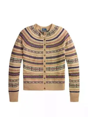 Polo Ralph Lauren Fair Isle Wool-blend Cardigan