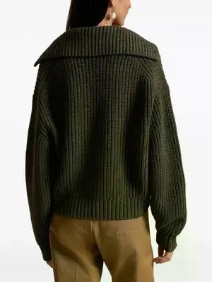 Polo Ralph Lauren Rib-knit Sweater With Flapped Collar
