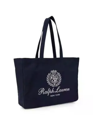 Polo Ralph Lauren Canvas Tote Bag With Logo Embroidery