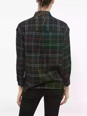 Woolrich Tartan Print Flannel Blouse