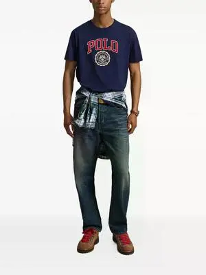 Polo Ralph Lauren Logo-print Flocked T-shirt