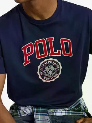 Polo Ralph Lauren Logo-print Flocked T-shirt
