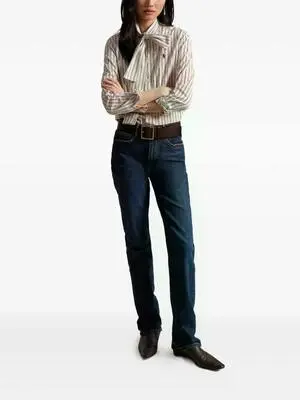 Polo Ralph Lauren Striped Shirt With Bow Detail