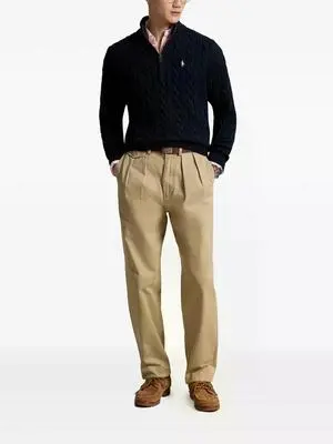Polo Ralph Lauren Cable-knit Quarter-zip Sweater