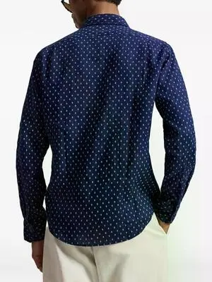 Polo Ralph Lauren Diamond-print Linen Shirt