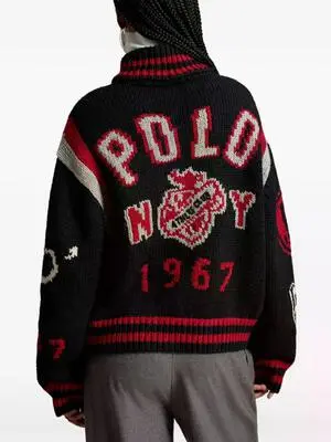Polo Ralph Lauren Intarsia-knit Zip Jacket