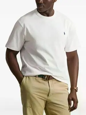 Polo Ralph Lauren Embroidered-logo T-shirt - White