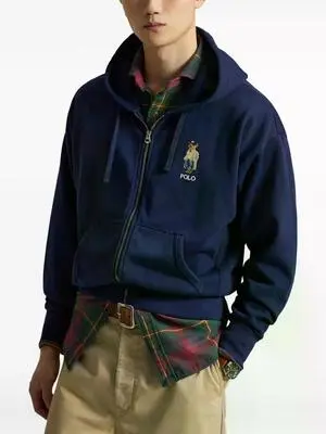 Polo Ralph Lauren Embroidered Polo Bear Zip-up Hoodie