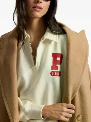 Polo Ralph Lauren Half-zip Logo Print Polo