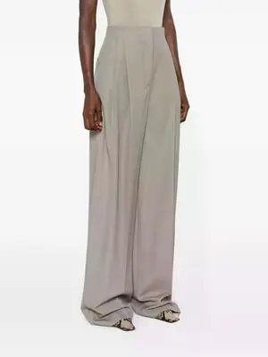 MUGLER Pleated Wide-leg Trousers
