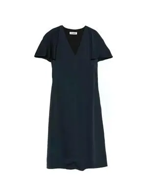 JIL SANDER Sablé Envers Dress - Blue