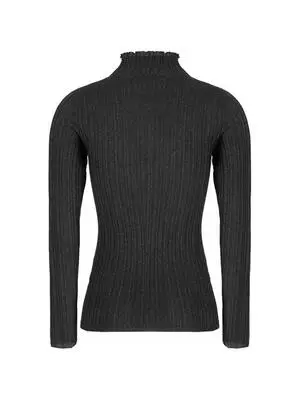 Fabiana Filippi Ribbed Metallic-thread Sweater