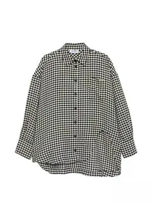 Attico Houndstooth Oversized Jacket