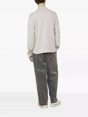 Officine Générale Marl-knit Button-up Sweater