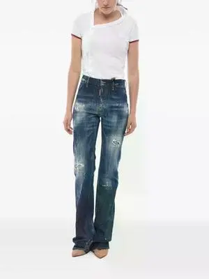 Dsquared2 Dalma Angel Distressed-effect Jeans