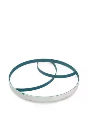 RUDI Leather-trim Circular Tray
