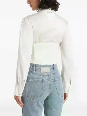 Manière De Voir Margot Cotton Corset Shirt